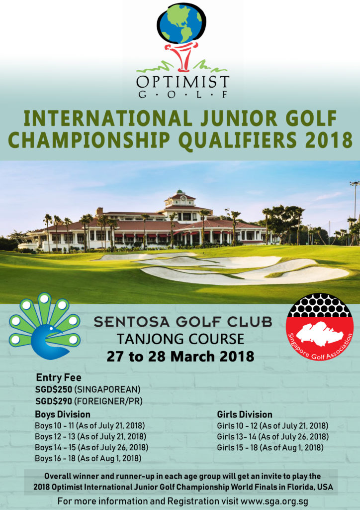 Register Now for Optimist Golf International Junior Golf Championship ...
