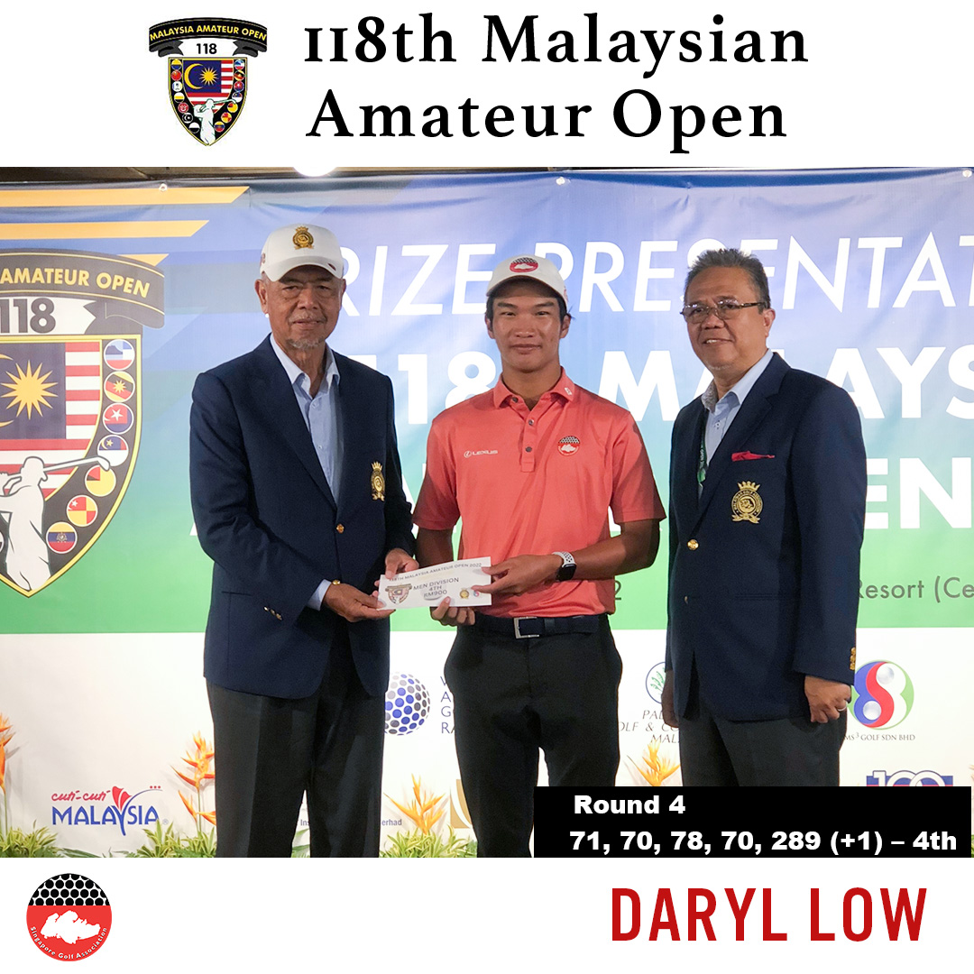118th Malaysia Amateur Open – SGA