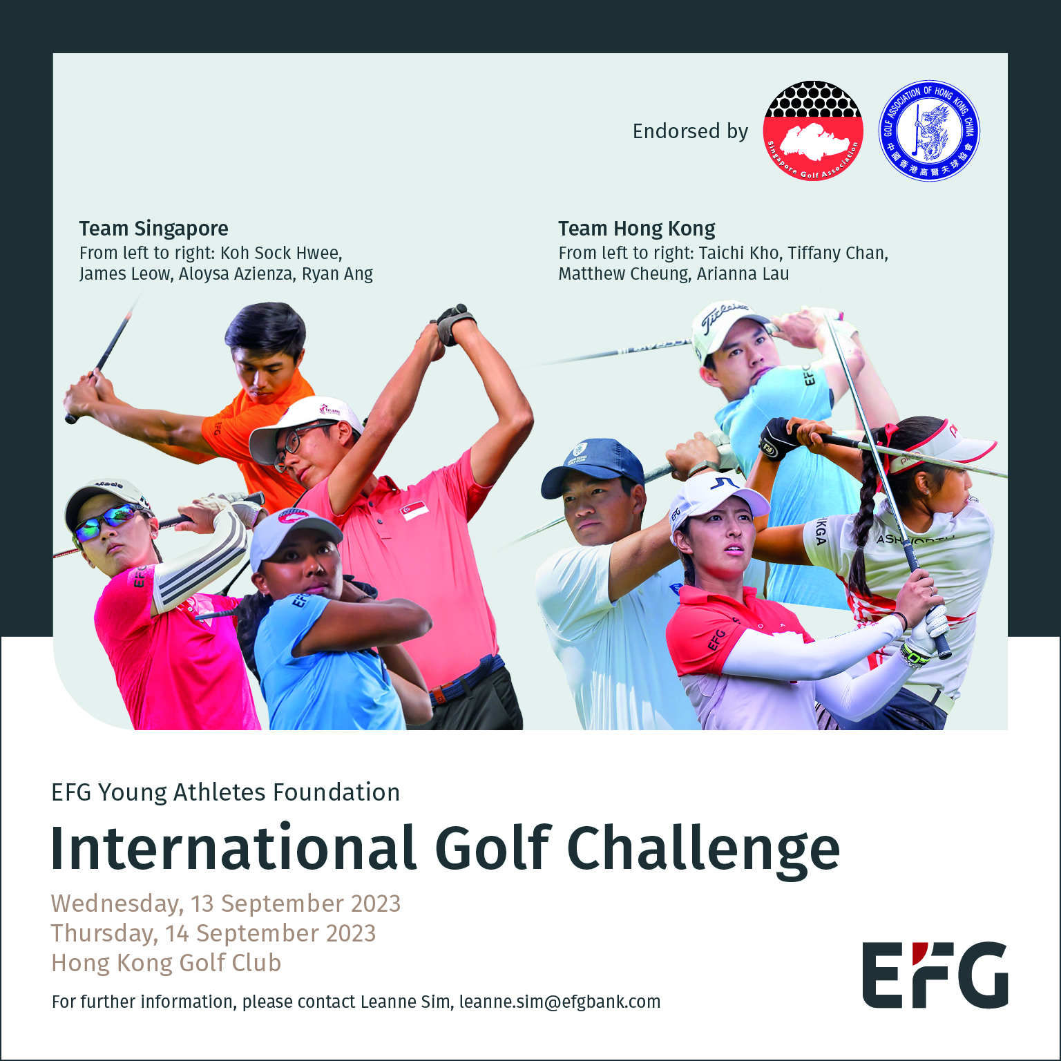 EFG Young Athletes Foundation International Golf Challenge – SGA