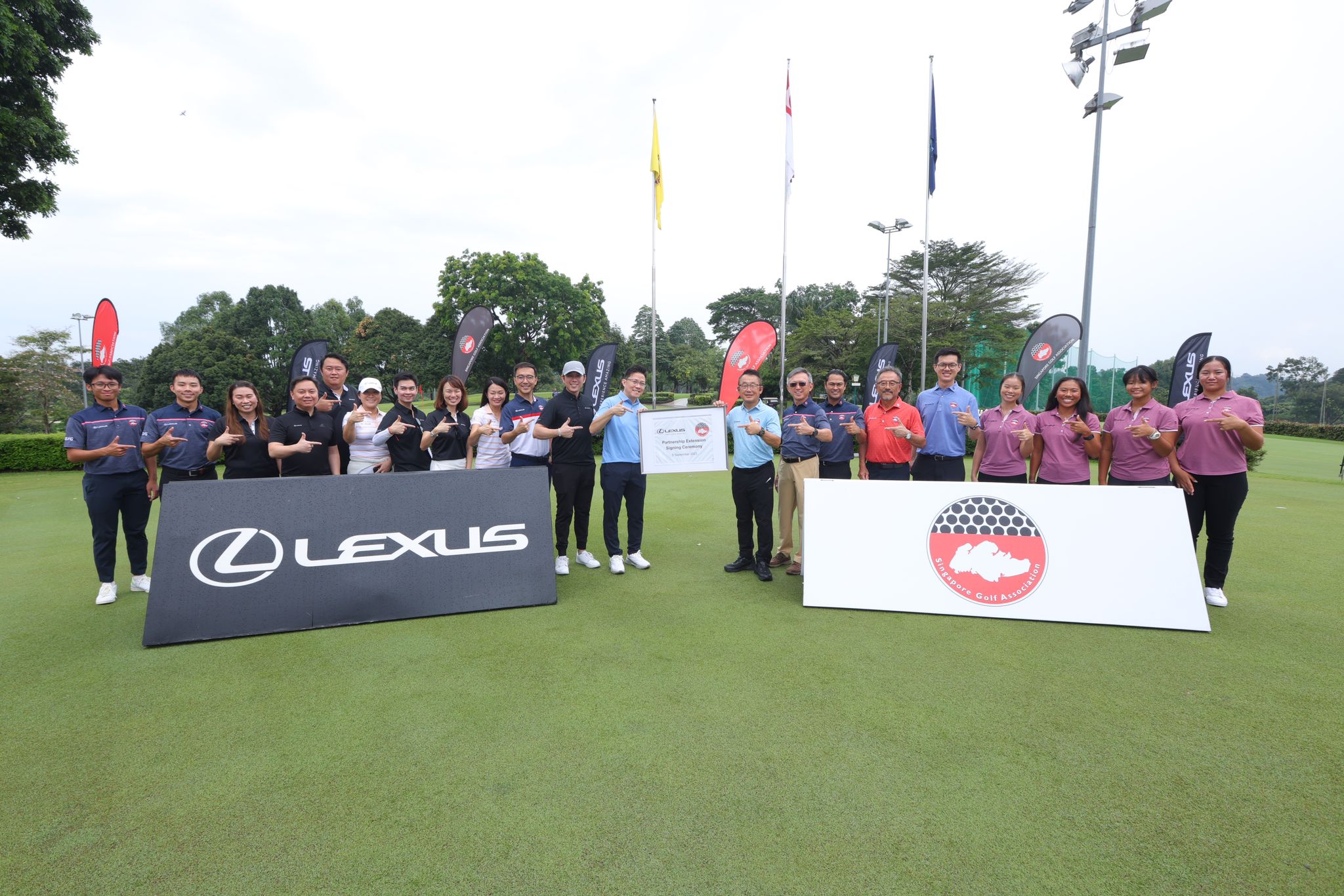 LEXUS EXTENDS A 3- YEAR PARTNERSHIP WITH SINGAPORE GOLF ASSOCIATION TO ...