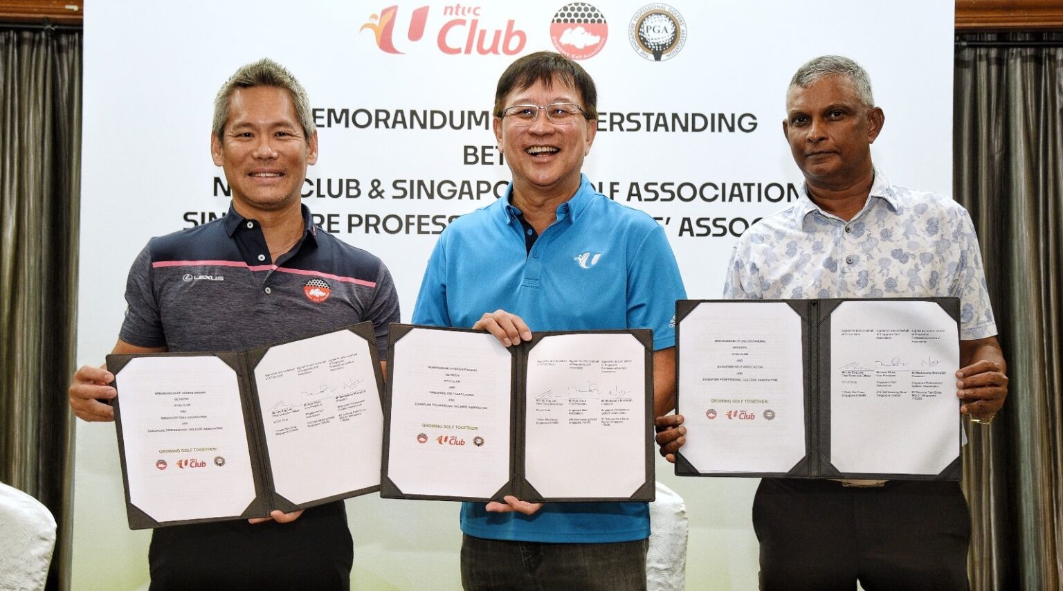 SGA, NTUC Club, and SPGA Ready to Strengthen Golf Community through MOU ...